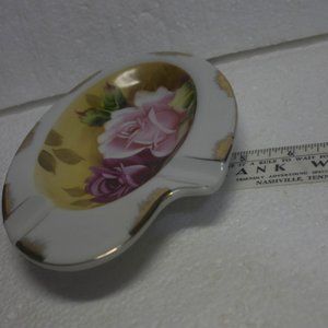 Lefton | Accents | Vintage Lefton China Hand Painted Rose Ashtray With ...